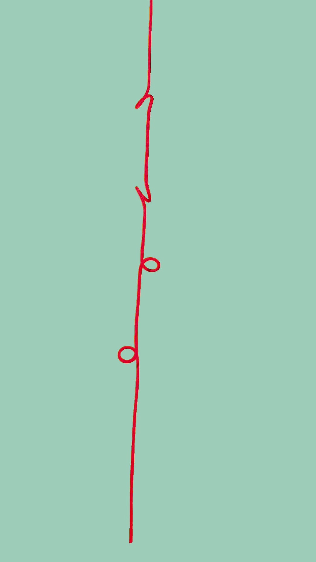 Hanging Rope designer wardrobe | LOOP ROPE – PEPPERMINT